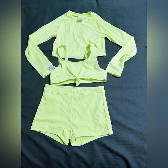 art class | Swim | Girls Neon Bathing Suit | Poshmark
